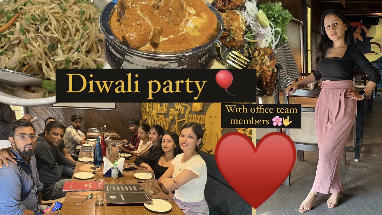 Diwali party with my team members ♥️ 🎉|| rajendra dhaba safdarjung ...