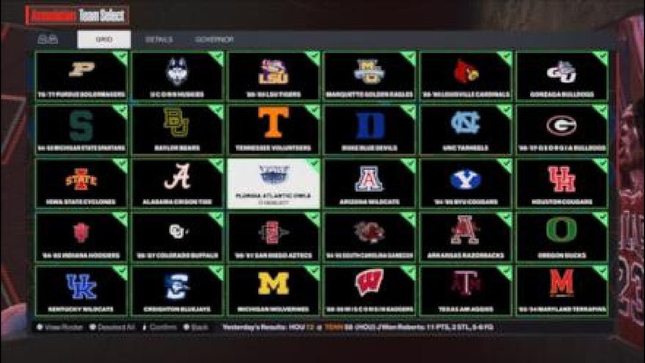 How to play March Madness in NBA2K24! Accurate roster/uniforms/courts ...