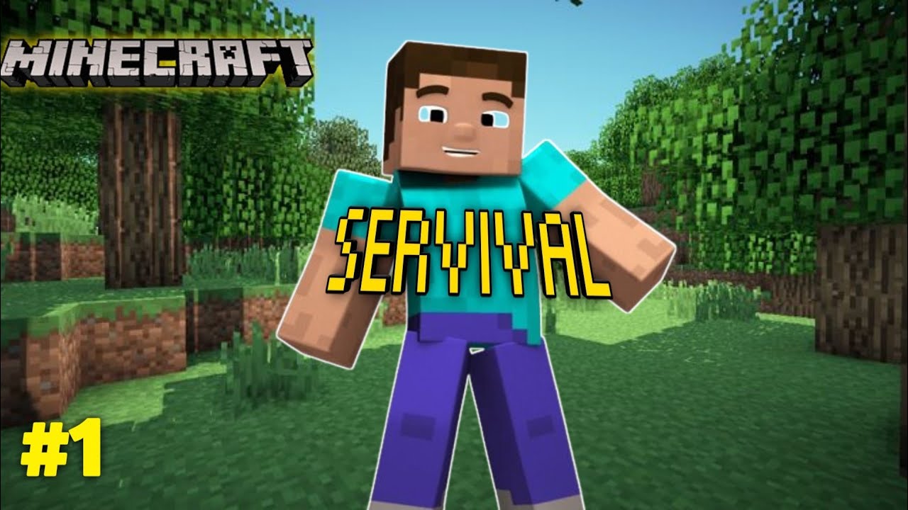 I PLAYING SERVIVAL SERIES IN MINECRAFT PE | GAMEPLAY #1 - YouTube