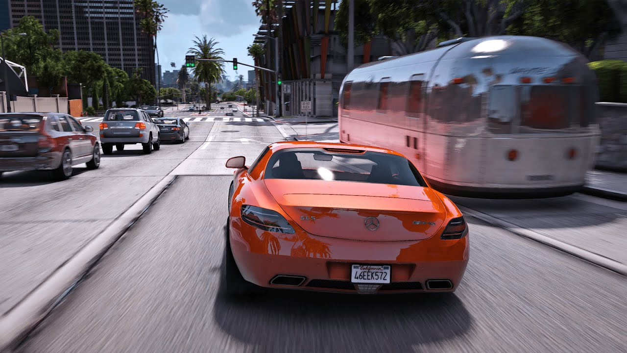 GTA 5 Remastered With Real Life Traffic Mod Showcase On RTX4060 Ultra ...