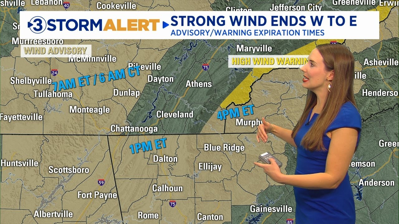 Alison Pryor's Tuesday morning weather - YouTube