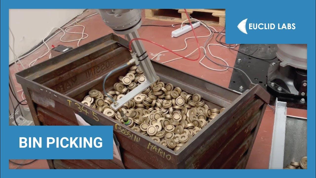 Euclid Labs Bin Picking software with Wenglor 3D camera - YouTube
