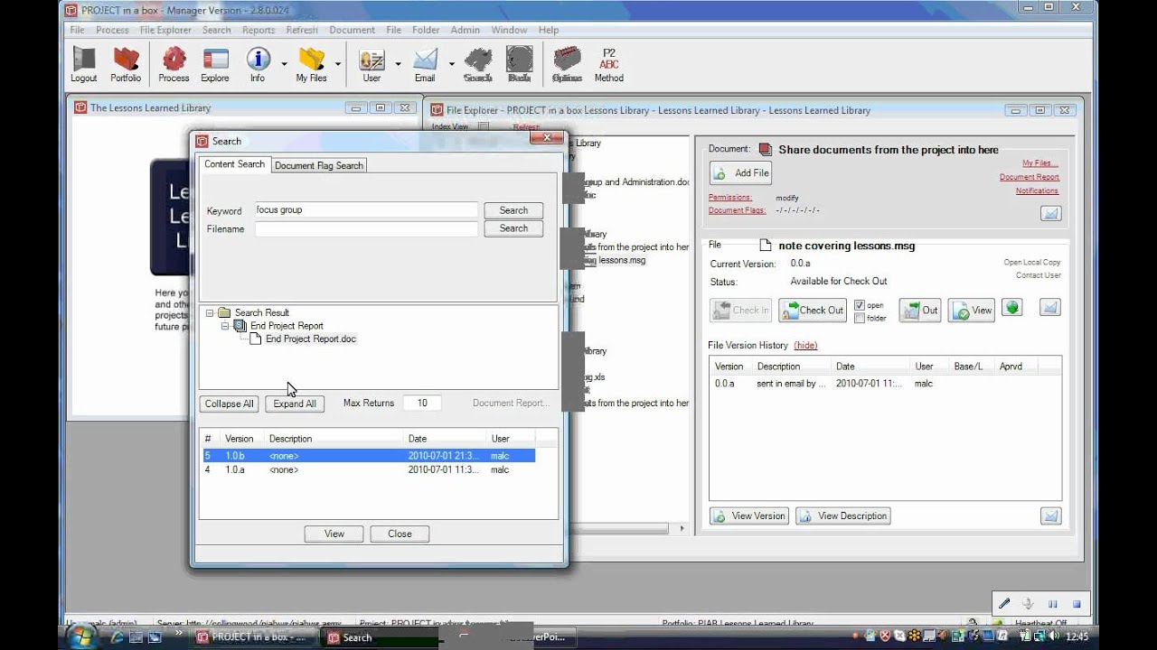 Lessons Learned Library - YouTube