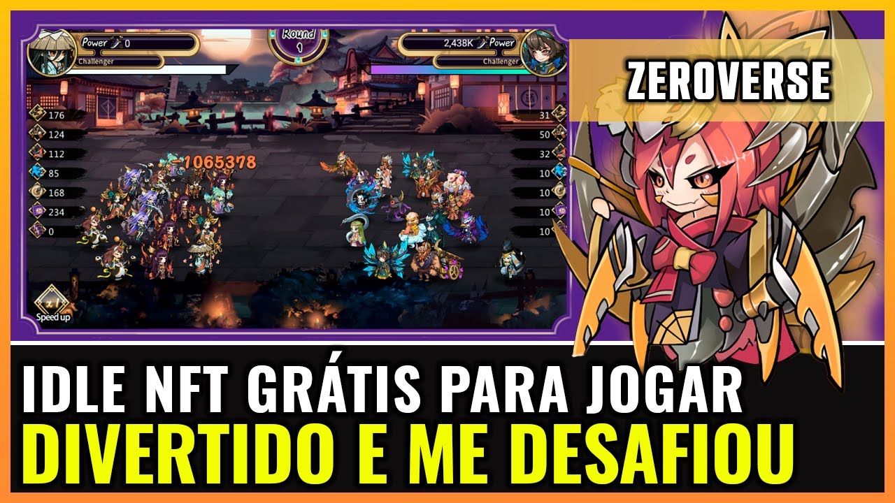 JOGO NFT IDLE GRÁTIS PARA JOGAR QUE ME DESAFIOU - ZEROVERSE - YouTube