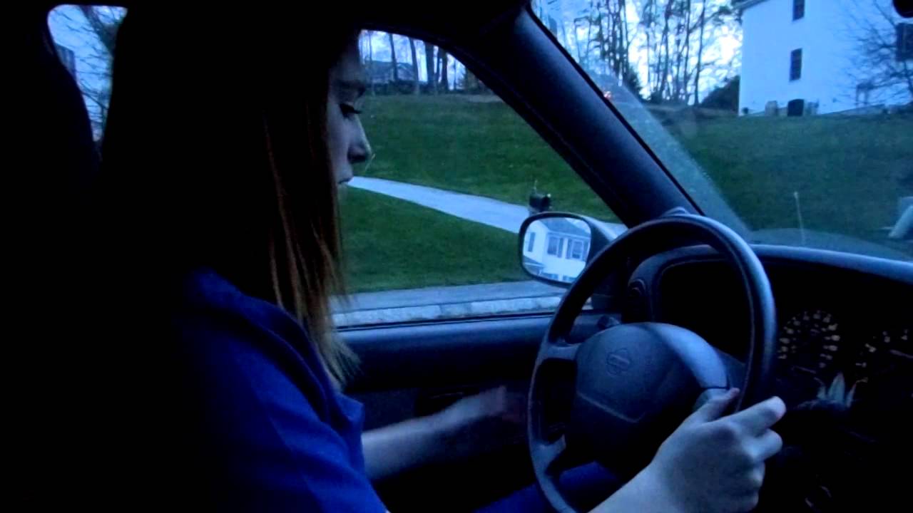 First time driving...hysterical! - YouTube