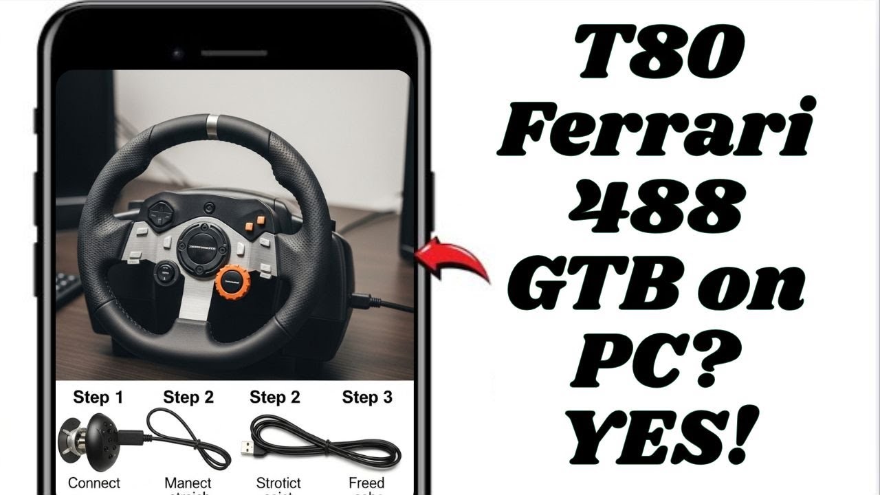 How to Connect Thrustmaster T80 Ferrari 488 GTB to PC (2025 Setup Guide ...