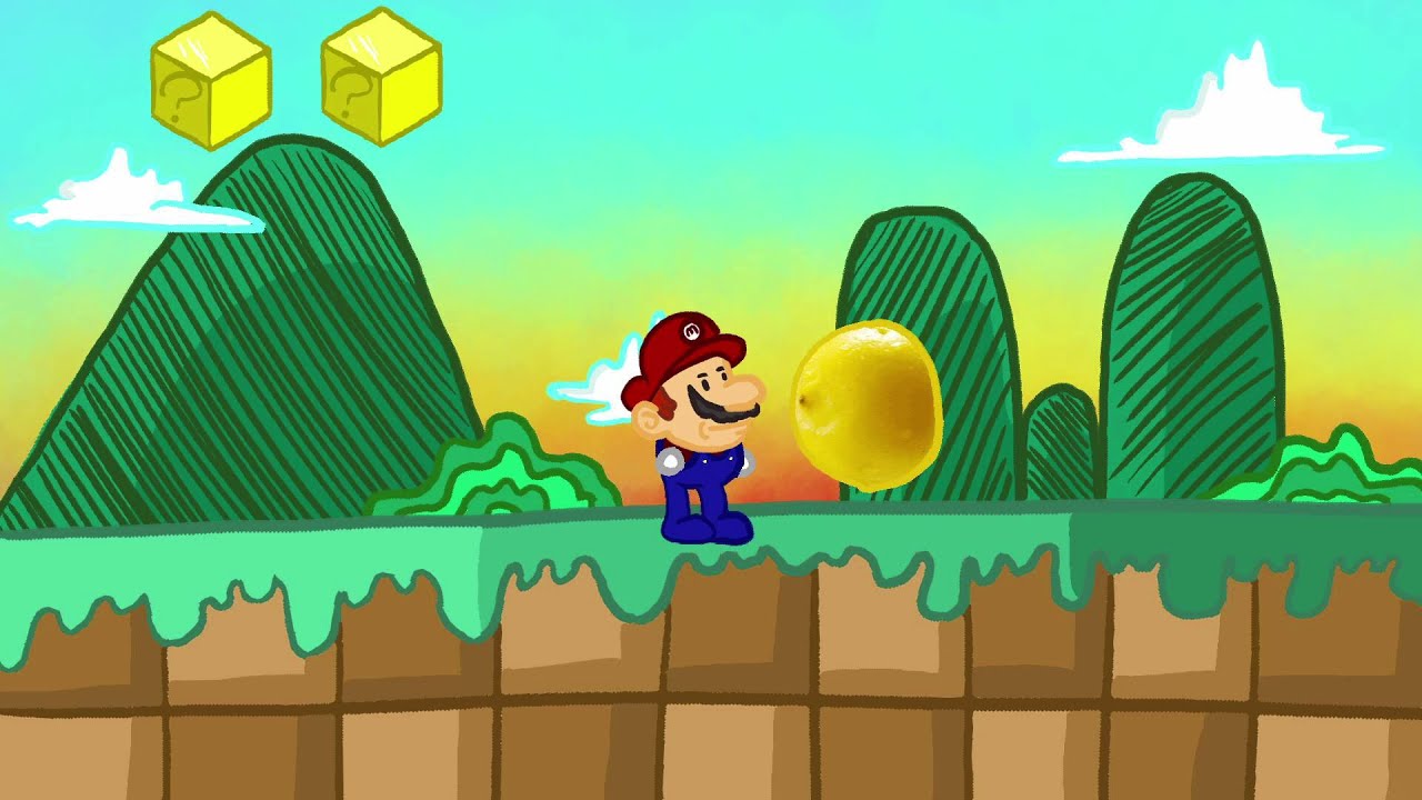 Mario eats a lemon and dies.... - YouTube