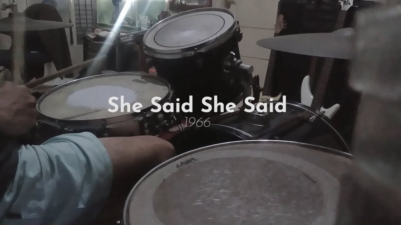 She Said She Said Drum Cover - YouTube