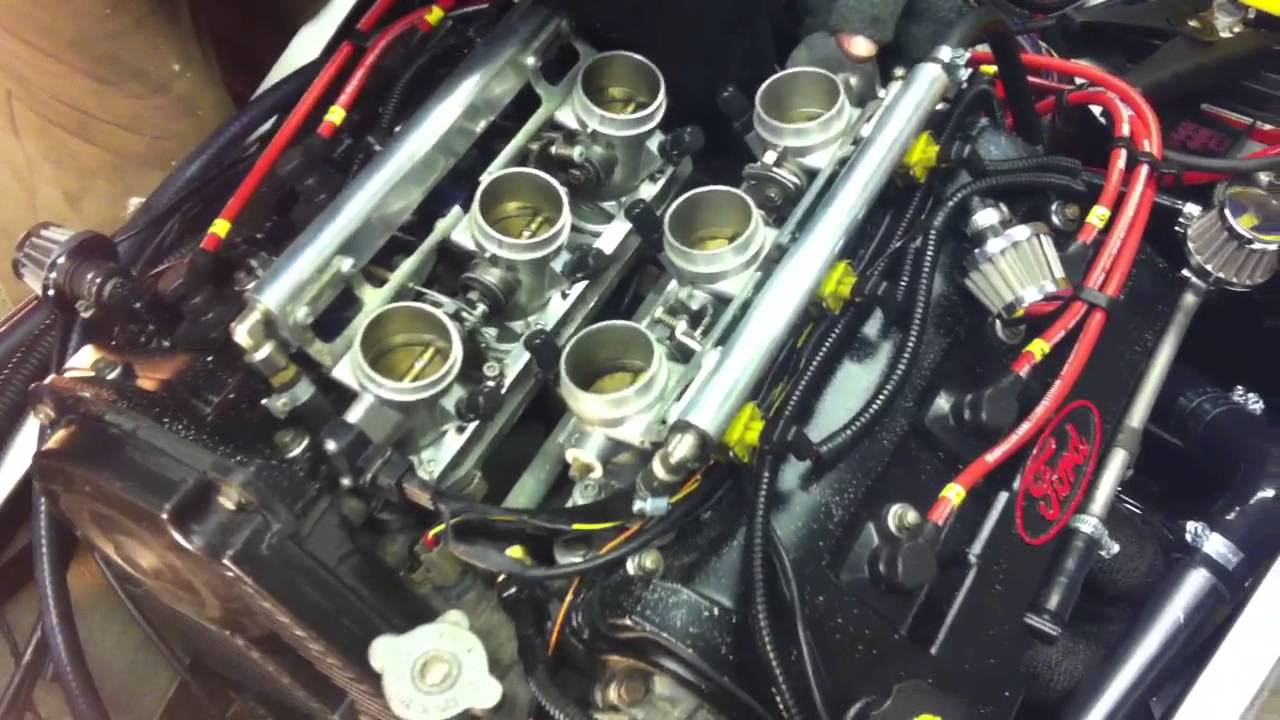 MK Indy KLDE V6 running - roughly - YouTube