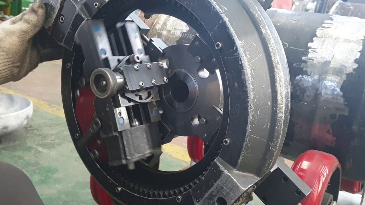 Nozzle Flange Portable Facing Machines - YouTube