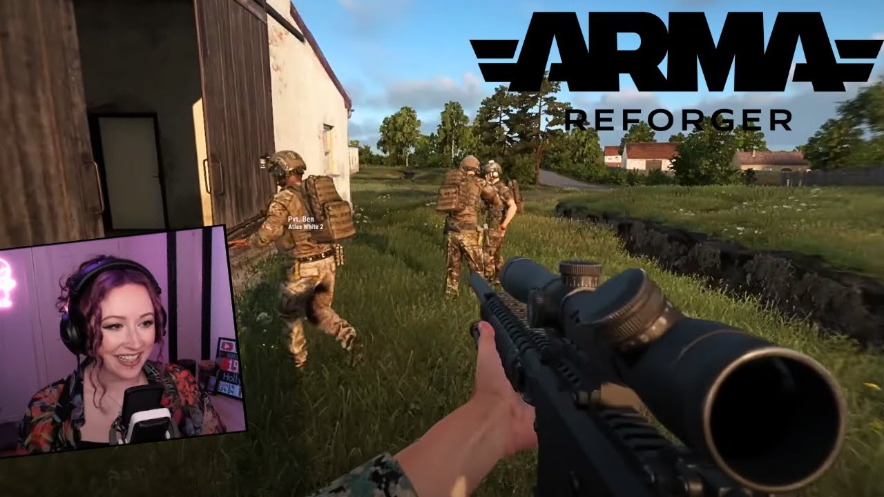 Holly Played ARMA Reforger For The FIRST TIME With Ceremor & Benfruit ...