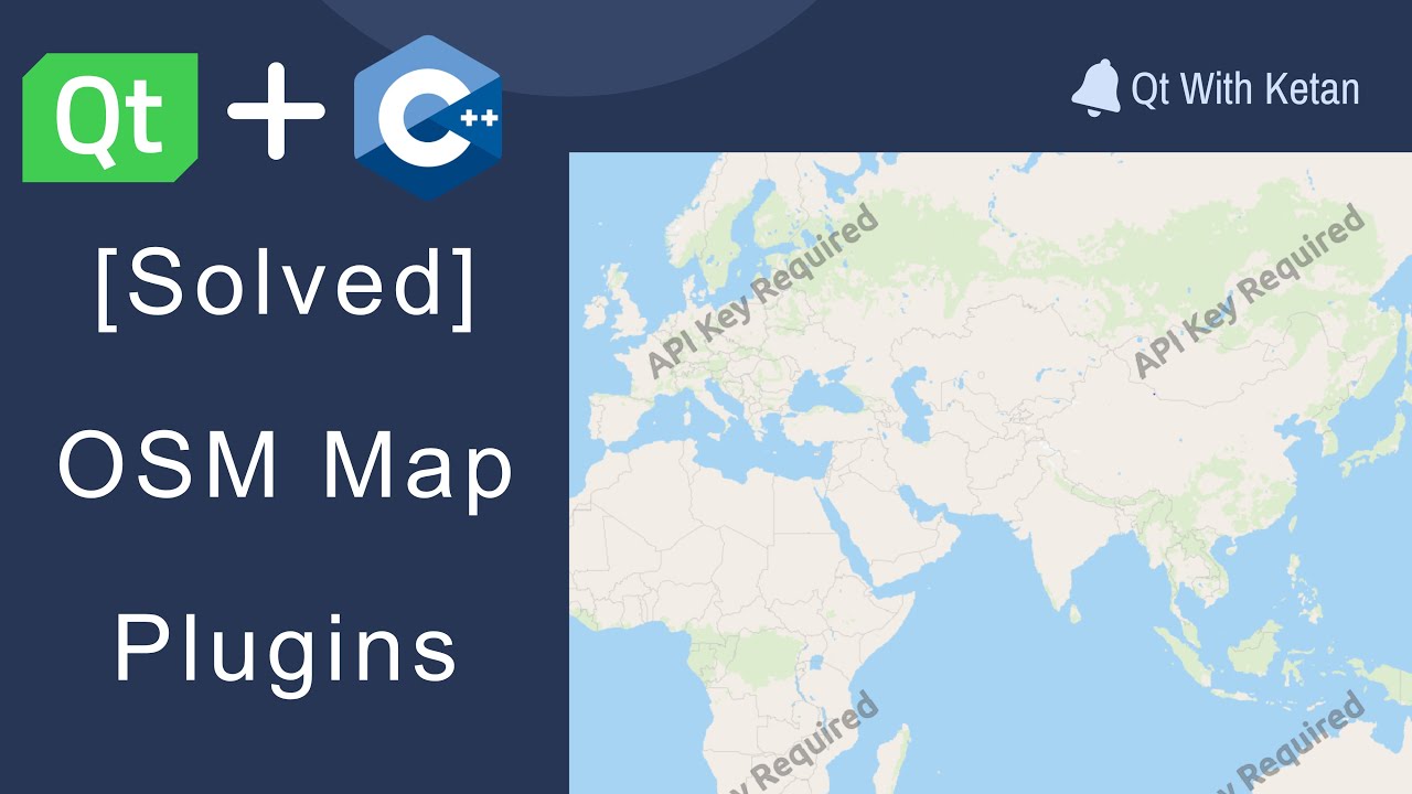 Solved Api Key Required In Osm Map Qt Map Application Qt Qml Map 6516
