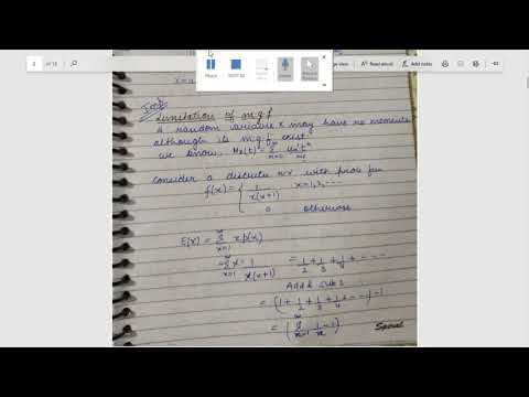 lecture1 moment generating function - YouTube