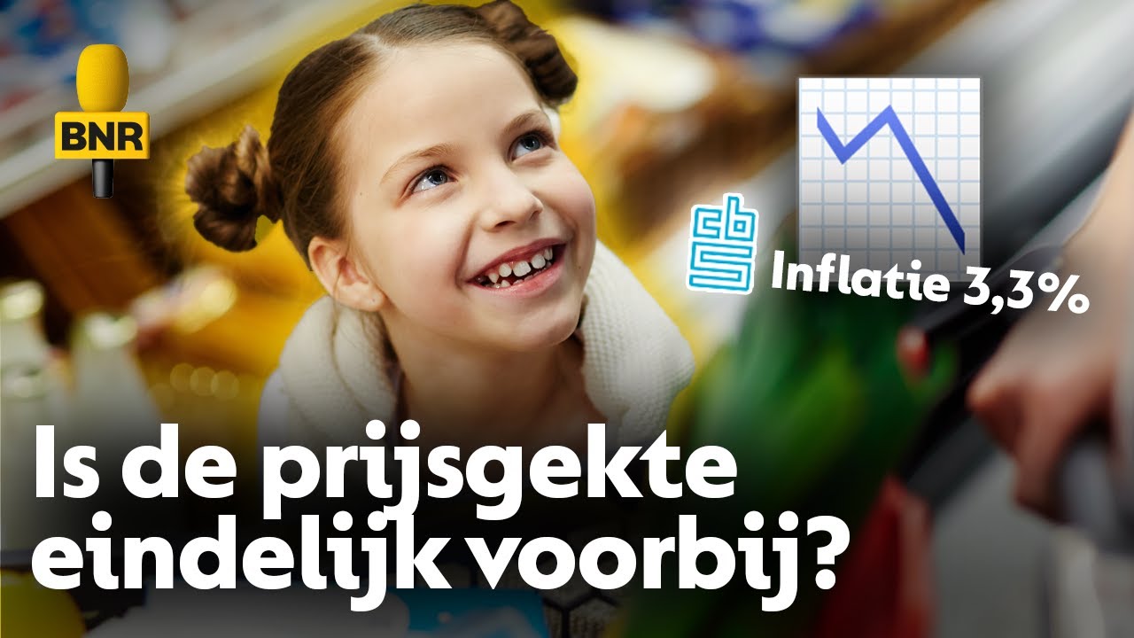 CBS: Nederlandse inflatie zakt naar 3,3% - YouTube
