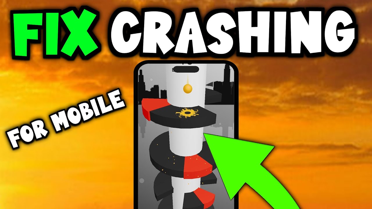 Helix Jump - How To Fix Helix Jump Crashing - Mobile - YouTube