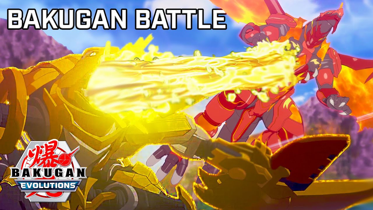 Dragonoid vs Golden Bakugan - Epic 4 vs 1 Bakugan: Evolutions Battle ...