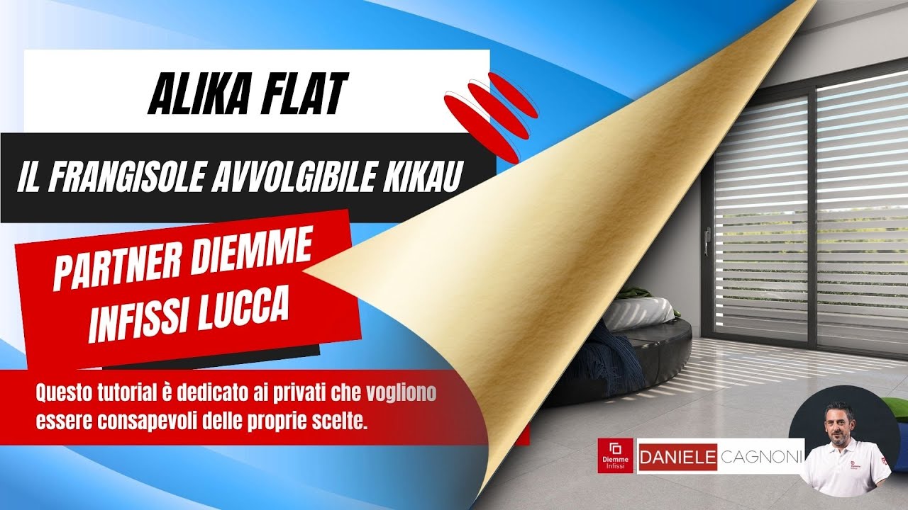 Alika Flat il frangisole avvolgibile Kikau - Partner Diemme Infissi ...