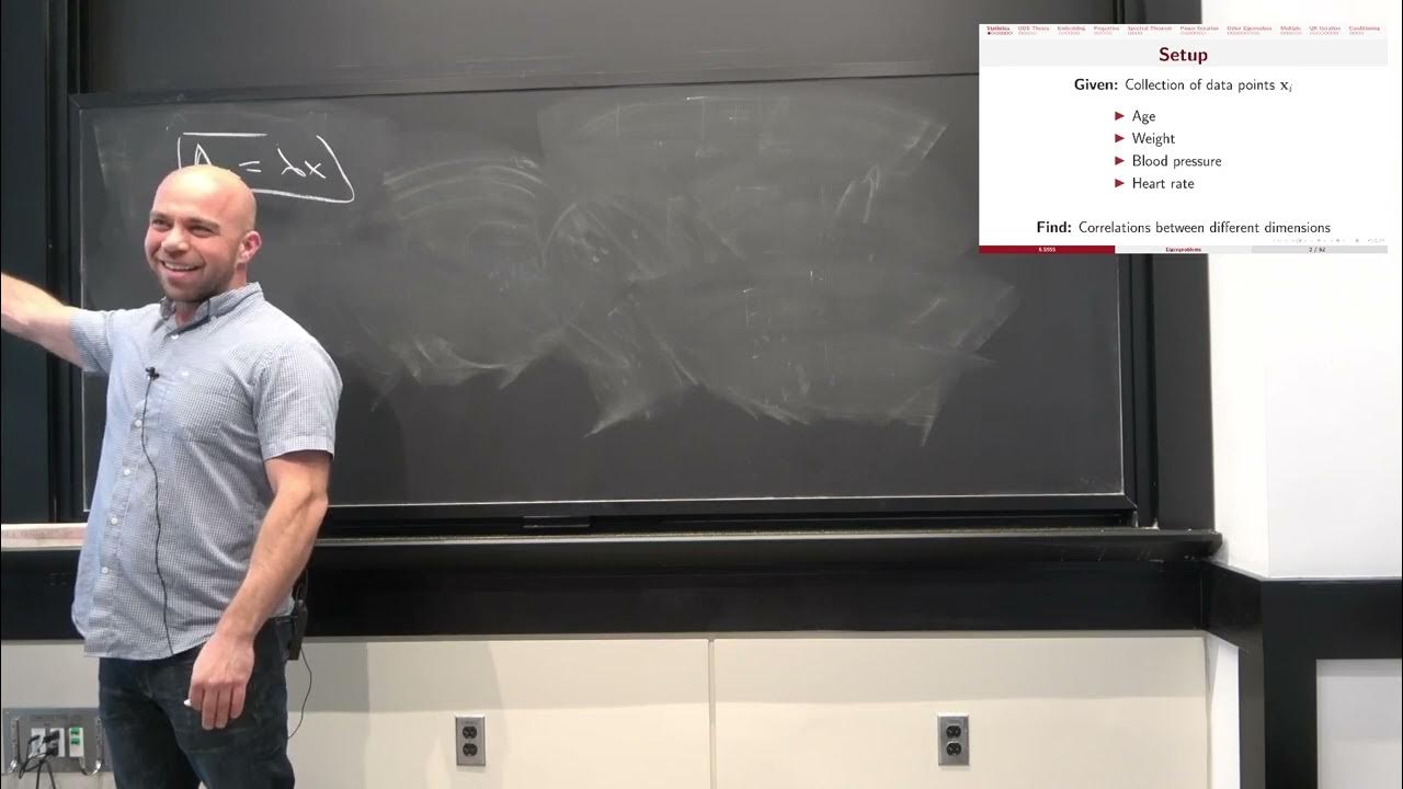 Applied Numerical Algorithms, fall 2023 (lecture 7): Applications of eigenvectors - YouTube