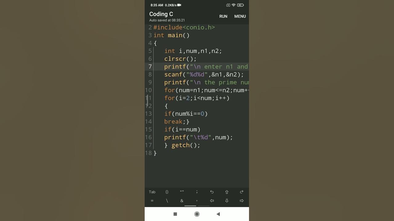 problem 16 write a program to display all prime numbers n1 and n2 - YouTube