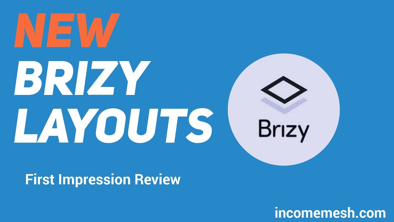 Brizy Pro First Look at New Page Layouts and Interface - YouTube