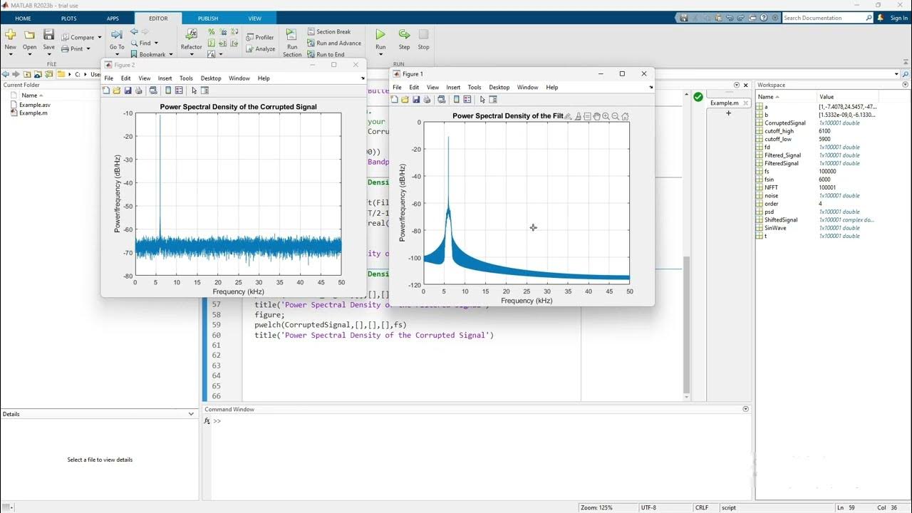 Noise removal from noisy Sine Wave and finding Power Spectral Density in MATLAB - YouTube