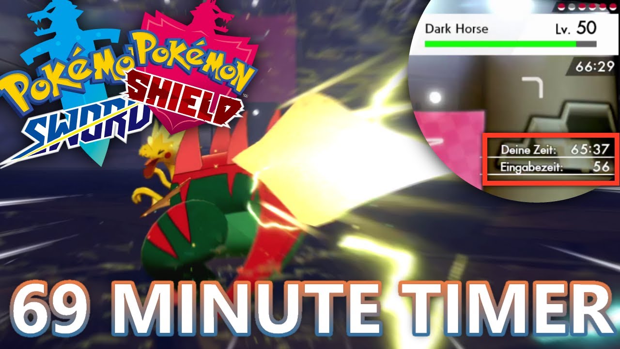 69 MINUTE TIMER IN POKEMON SWORD AND SHIELD - DEMONSTRATION - YouTube