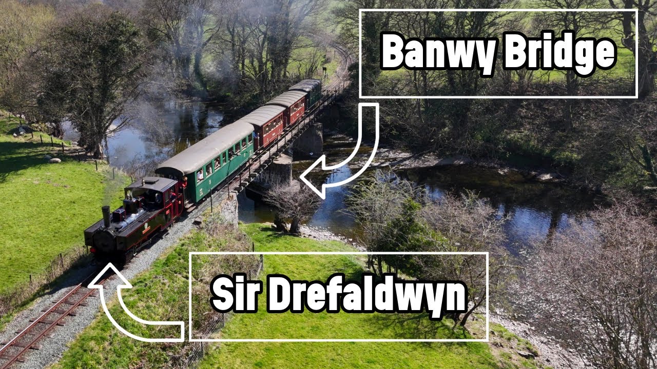 Welshpool & Llanfair Railway - Cwm Lane and Banwy Bridge - April 2025 ...