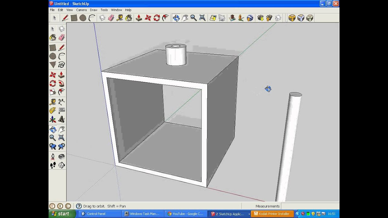 nutcracker adding foot and threaded rod lesson 2 - YouTube