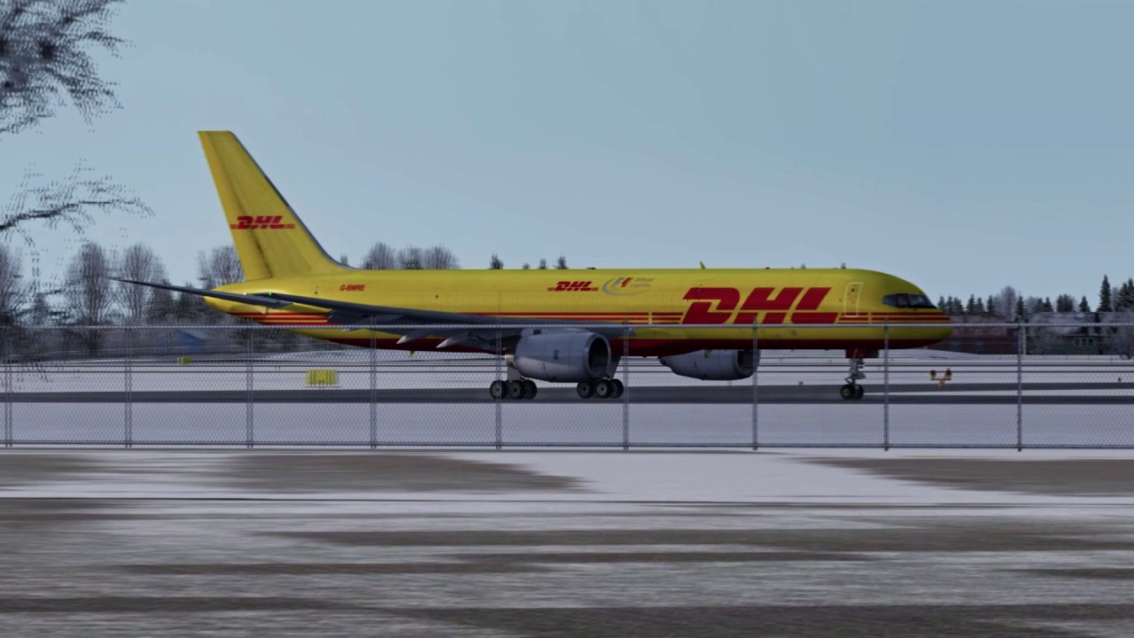 Prepar3D v3 | DHL B757 TAKEOFF Copenhagen HD - YouTube