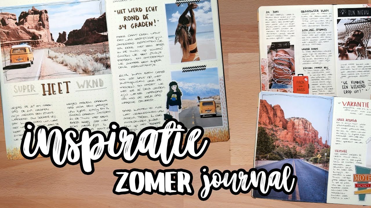 Bullet Journal: INSPIRATIE voor je ZOMER JOURNAL in de MAGAZINE STIJL ...