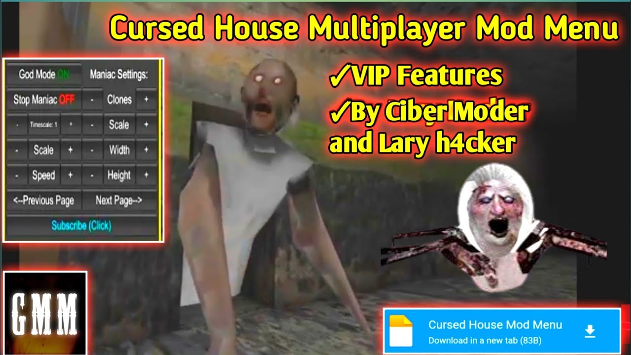 Cursed House Multiplayer Mod Menu (Gmm) v1.4.1.8 VIP Features Free ...