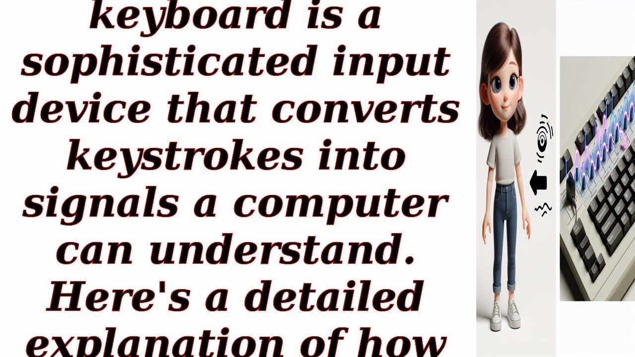 A computer keyboard is a sophisticated input device that converts ...