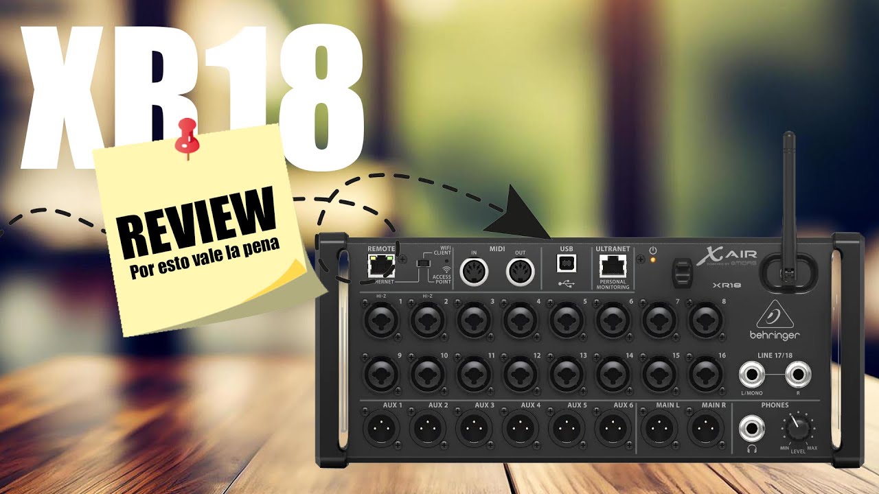 XR18 BEHRINGER La mixer digital de rack que compre solo por una razón ...