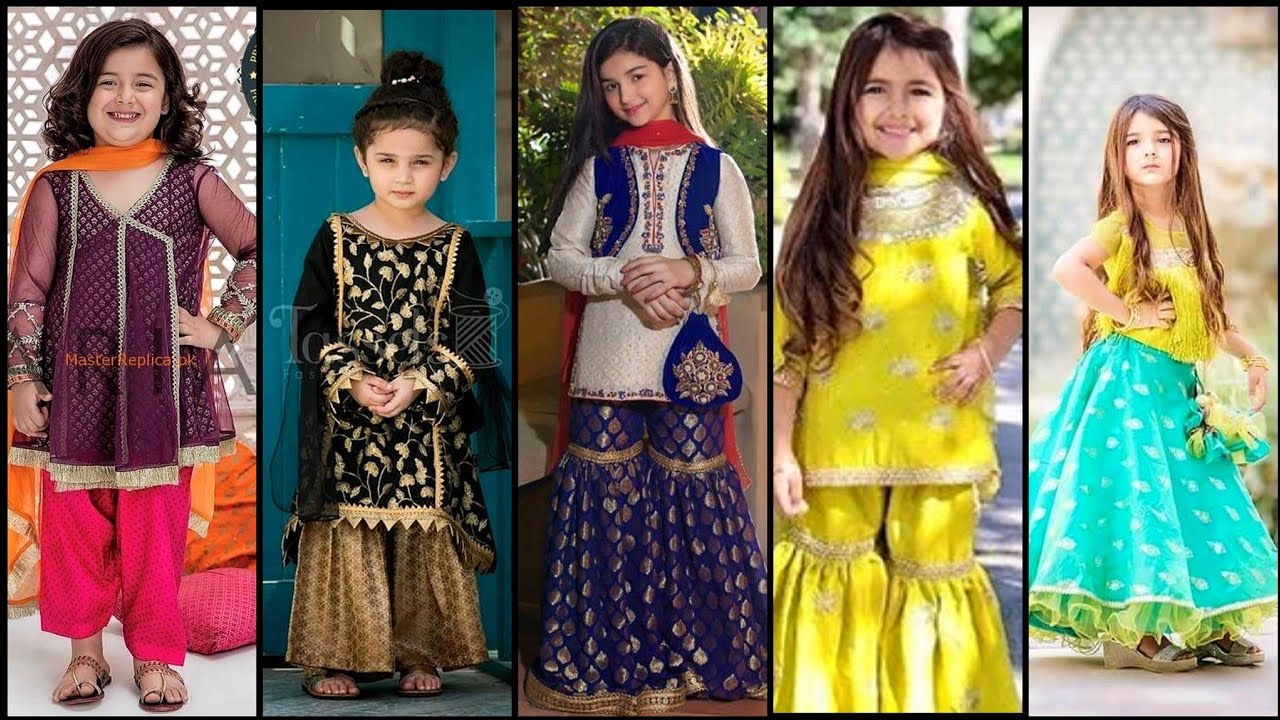New Eid Collection For 4 To 11 Years Baby Girls || Princess Eid Dress ...