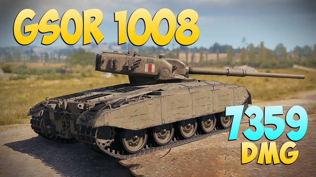GSOR 1008 - 7 Frags 7.3K Damage - Good gameplay! - World Of Tanks - YouTube
