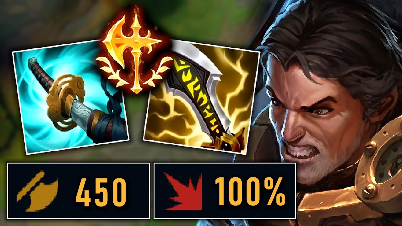 Garen, but I build 100% Crit Chance and DESTROY full tank Sion - YouTube