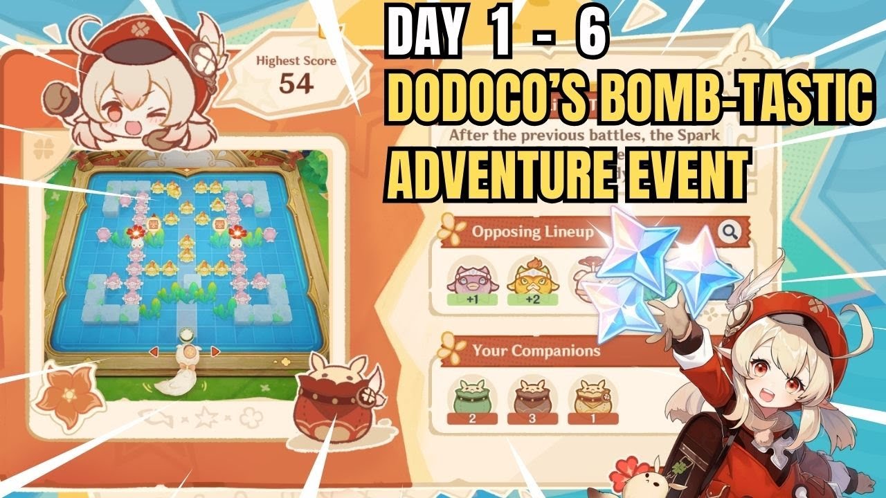 Genshin Impact Dodoco's Bomb-Tastic Adventure DAY 1-6 Compilation - YouTube