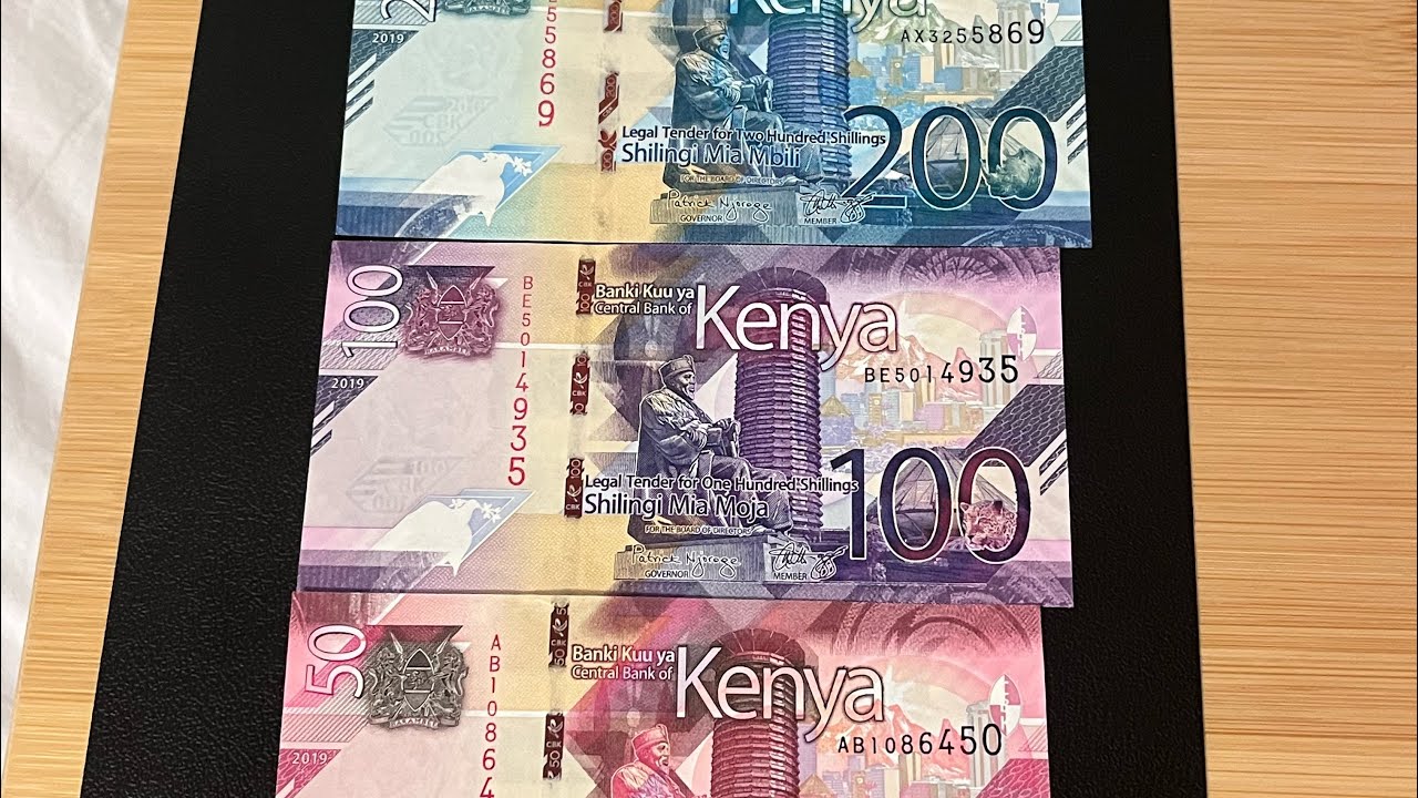 50-100-200 Kenya shillings notes 2019 🇰🇪 - YouTube