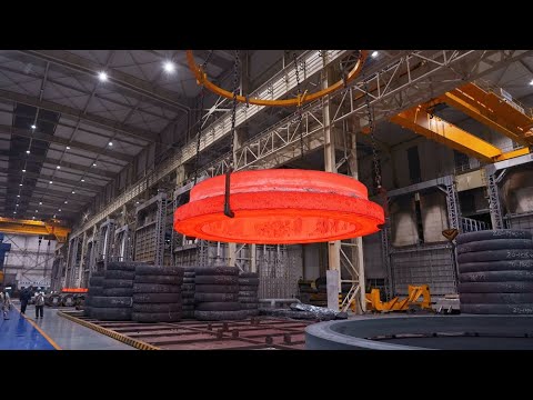 How to manufacture an anvil ring ! Incredible Heavy Forging Process ...
