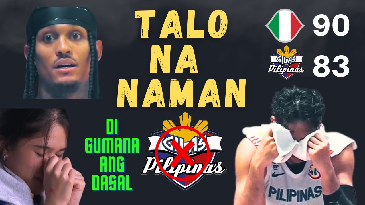 Disaster: Gilas Pilipinas vs Italy Highlights [Fiba World Cup 2023 ...