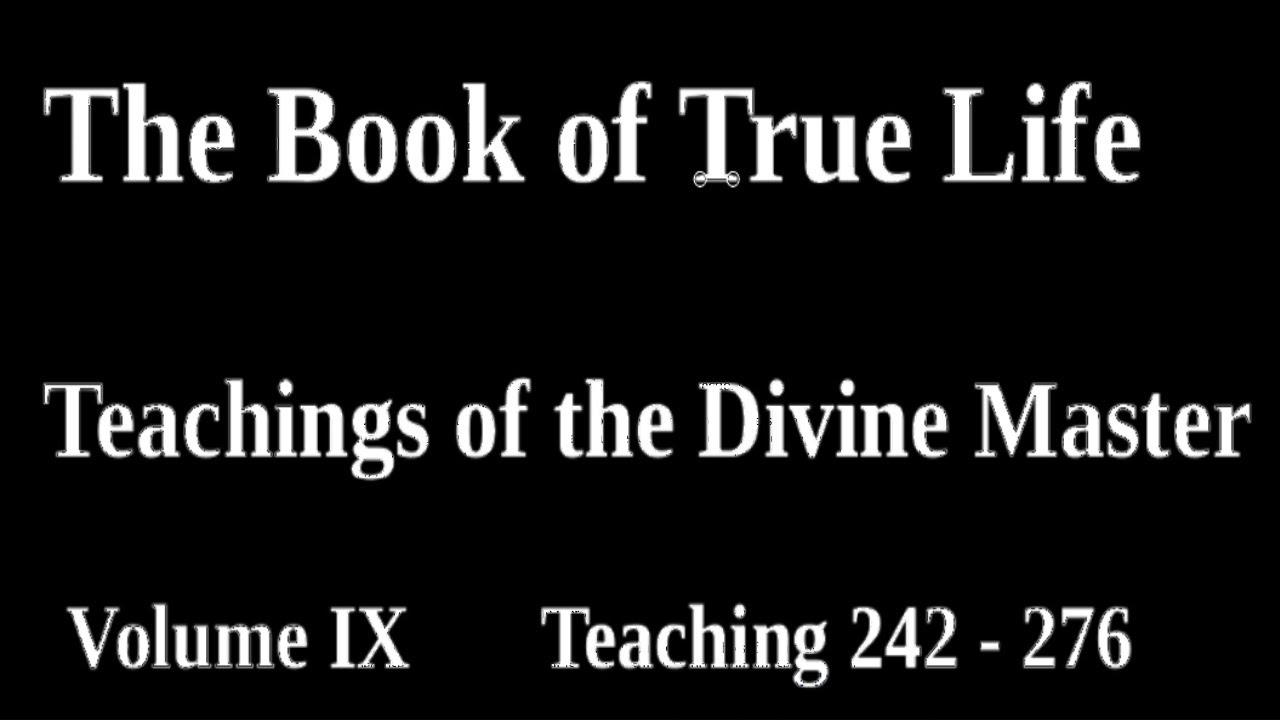 Divine Teaching 275: Volume IX - Reflections and Guidance Read Along ...
