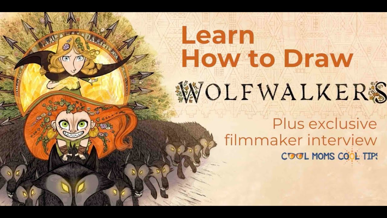 How to Draw WolfWalkers Mebh and Robyn Plus Filmmakers Interview - YouTube