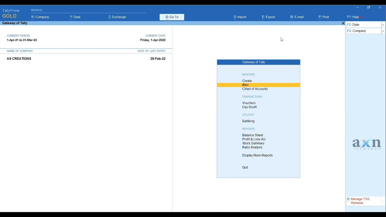 How To Add Financial Year Details Into Your Invoice Number Tally How To Add Financial Year Details Into Your Invoice Number Tally