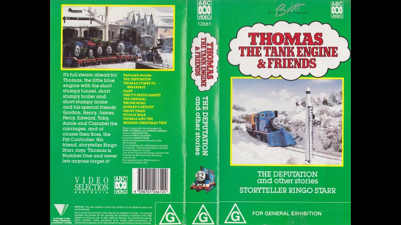 Opening To Thomas The Tank Engine & Friends The Deputation 1991 AU VHS ...