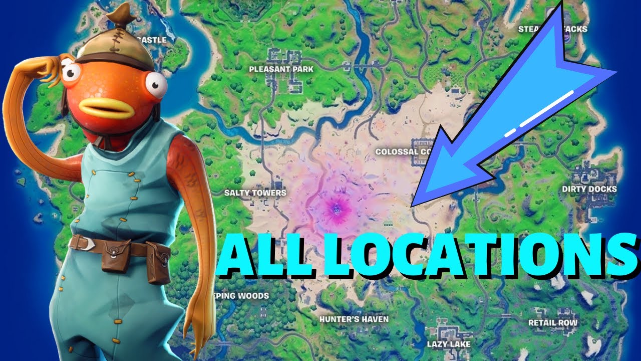 FISHSTICK - ALL LOCATIONS (2) | NPC Fortnite Season 5 Chapter 2 + Land ...