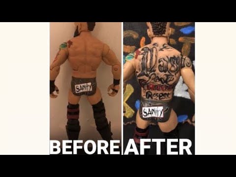 HOW TO MAKE ERIC YOUNG BACK TATTOO! CUSTOM TUTORIAL! - YouTube