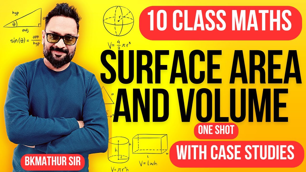 10th Class Surface area and Volume #surface #Area #mathematics # ...