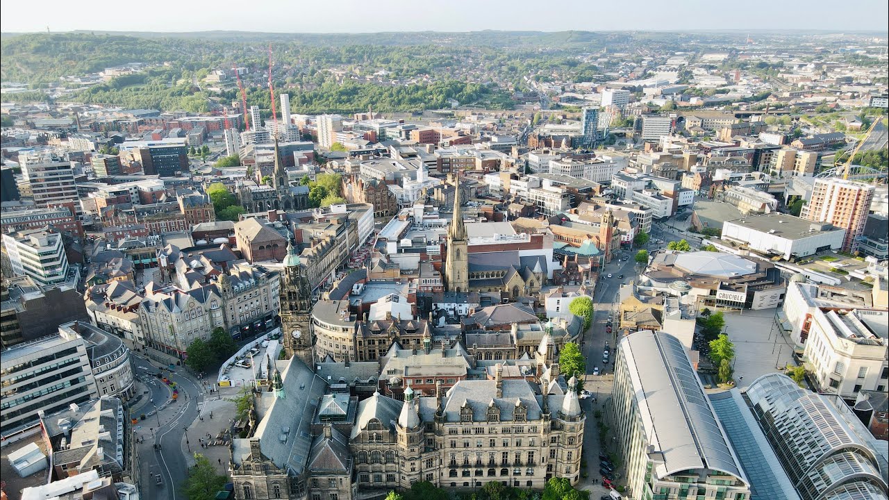 The Beauty of Sheffield, Reinvented from the Air | 4K Cinematic Drone ...
