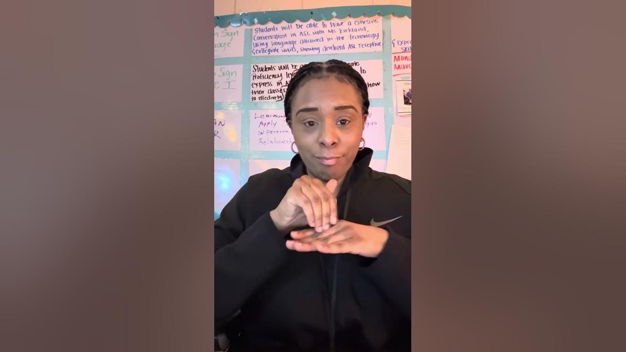 ASL II Receptive practice - YouTube