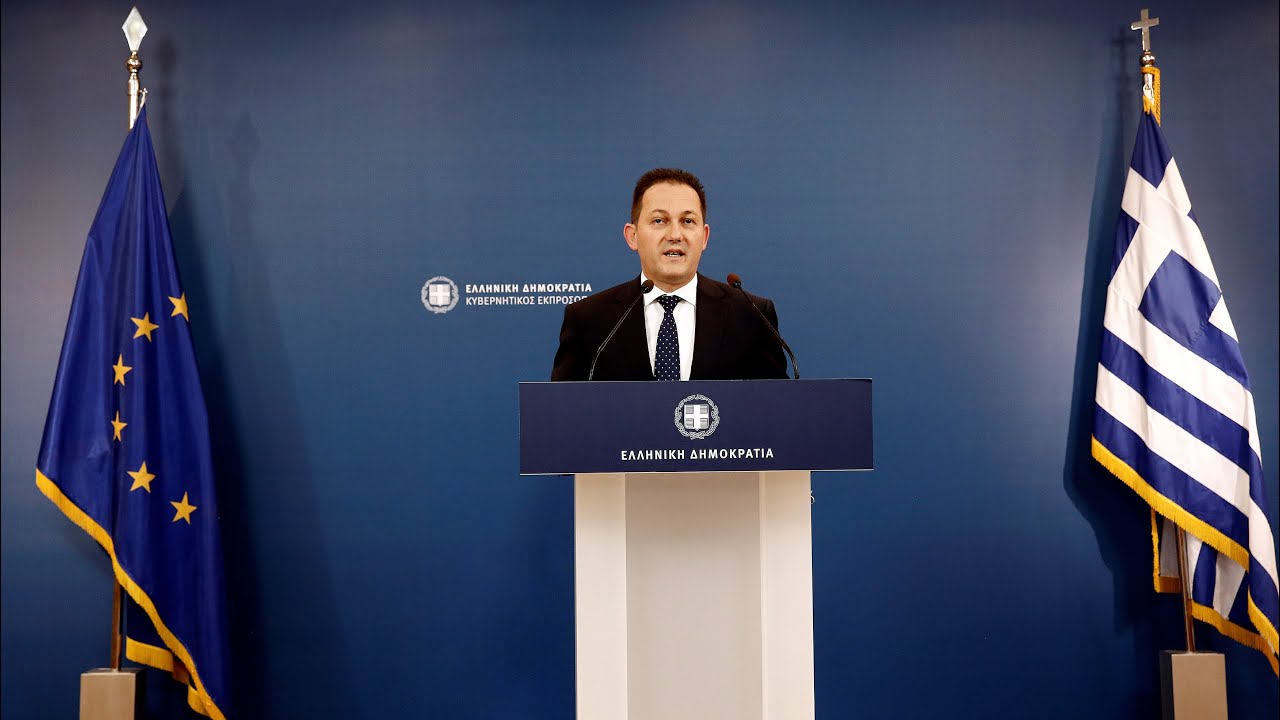 Eνημέρωση πολιτικών συντακτών από τον Κυβερνητικό Εκπρόσωπο Στέλιο ...